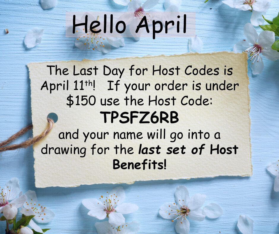 April Host Code (1) - Stamp with Marilyn